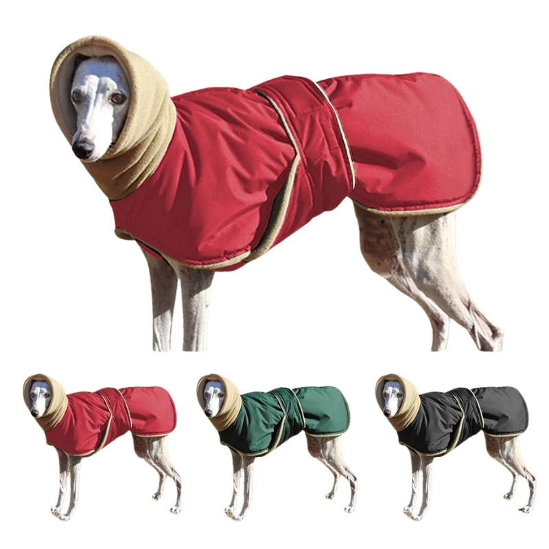 Waterproof Fleece Greyhound & Large Dog Coat | Poshdoglife.com - Posh ...